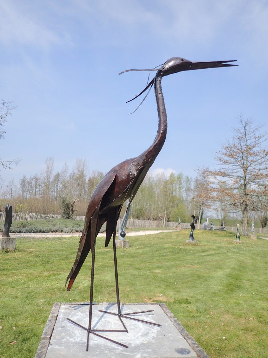 tuinbeeld reiger – Wereldbeeld.be